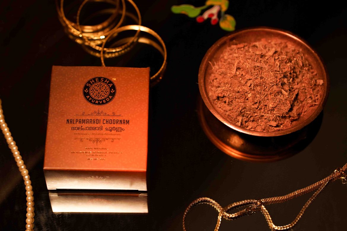 Buy Nalpamaradi Choornam -Ayurvedic Bath Powder-50g - Shesha Ayurveda