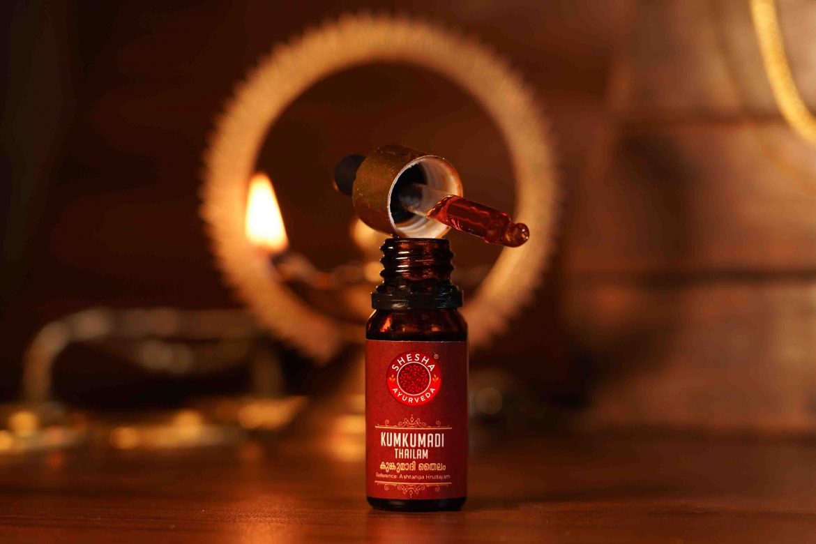 Buy Kumkumadi Thailam 10ML Kerala Ayurveda Product - Shesha