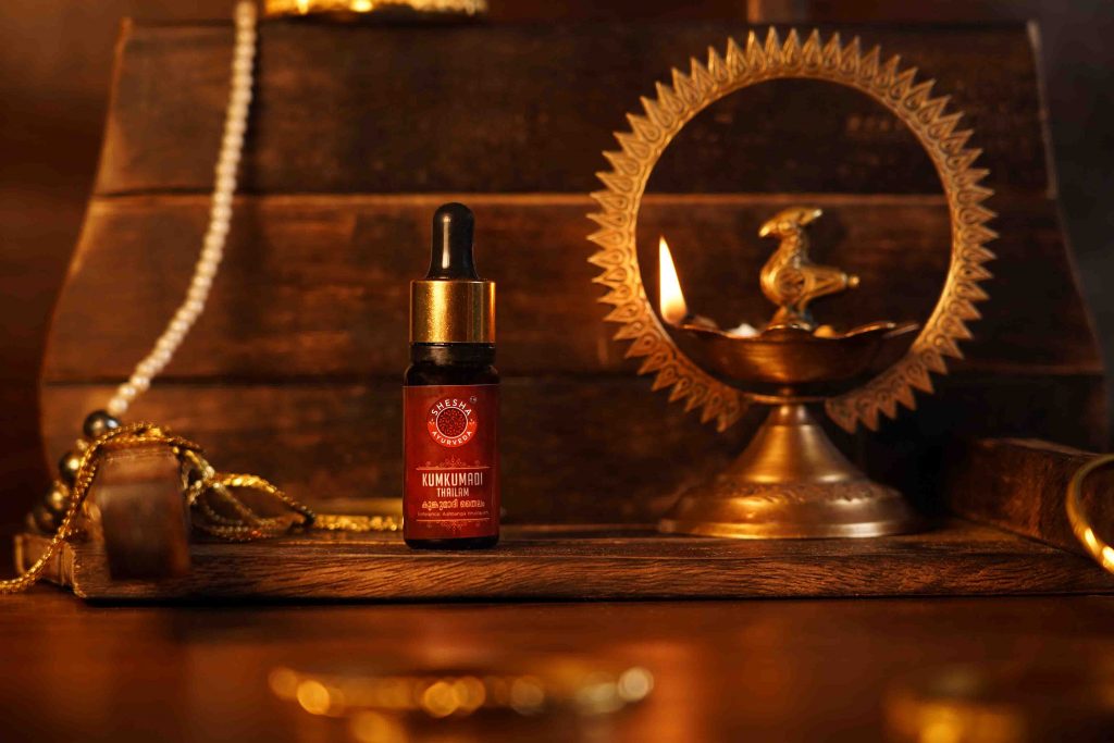 Buy Kumkumadi Thailam 10ML Kerala Ayurveda Product - Shesha